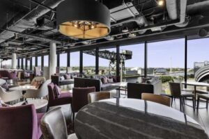 Inside Red Rooftop Bar at Radisson RED - WakaAbuja